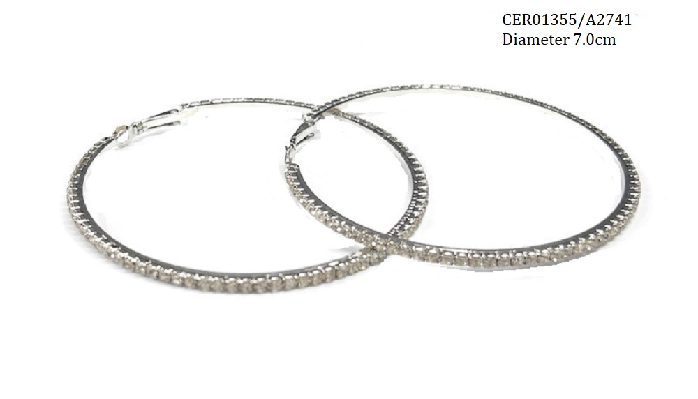 CER01355/A2741 Oversized Hoop Earrings - FA Bridestones Fashion ...