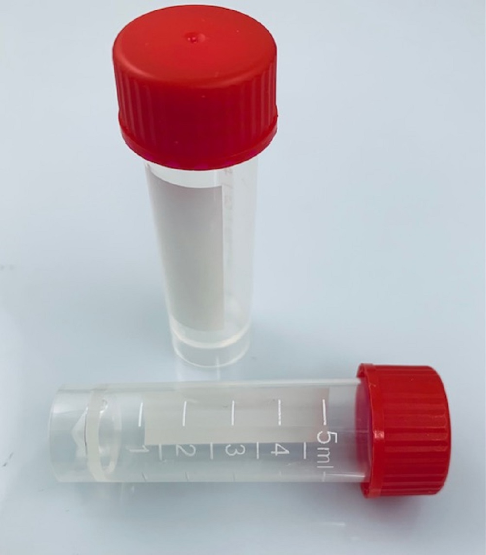 5ml Clear Plastic Tubes Sample Bottles with Screw Caps/ Small Plastic ...